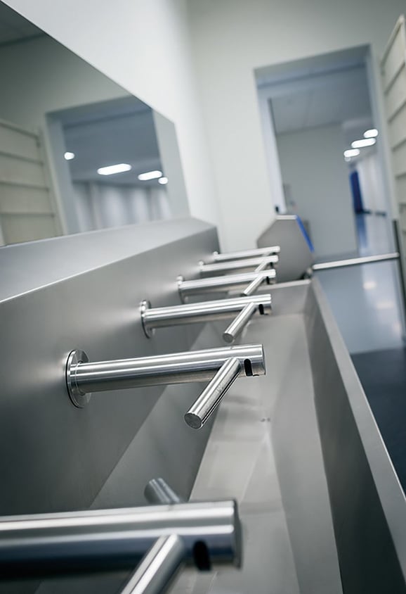 Wash basins with hand dryer | Elpress