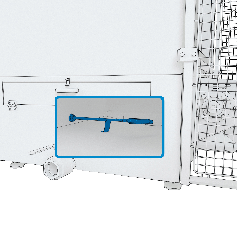 Efficient bin washer for cleaning bin trolleys | Elpress