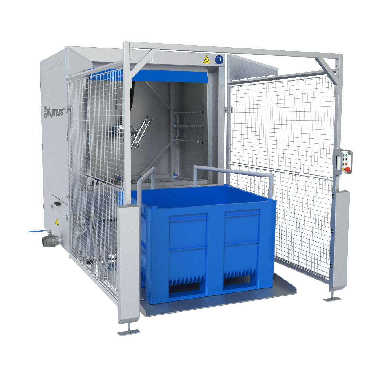 Efficient and energy-efficient box washer from Elpress