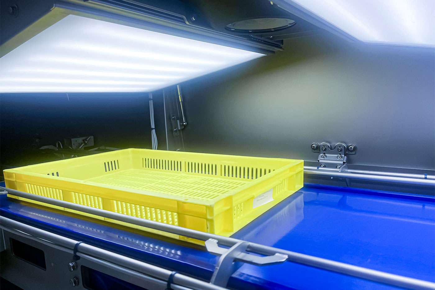 This means automatic crate inspection for your food safety.